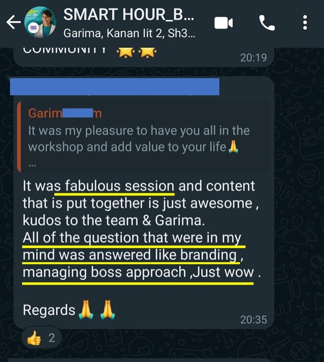 SMART HOUR WORKSHOP Book Now SWH 1D