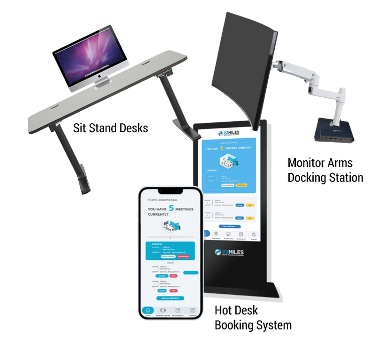 Hot Desk Solutions and Digital Wayfinding
