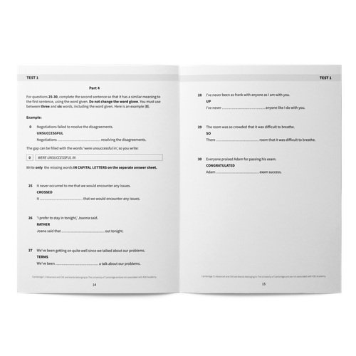 Use of English C1 | 10 Use of English Tests for C1 Advanced (CAE)