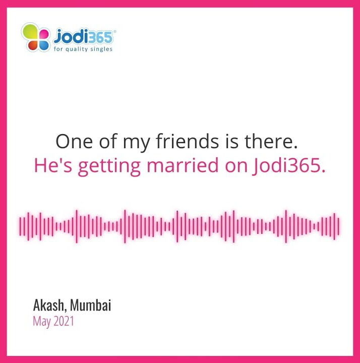 Jodi matchmaking services | Modern matrimony | JODI.com.in