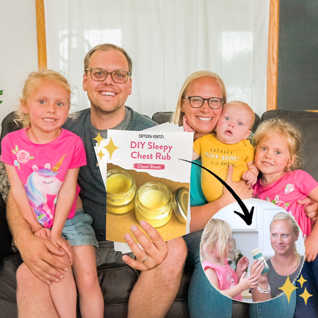 Essential Oil cheat sheet - DIY chest rub for kids