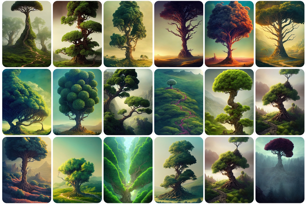 Surreal Trees