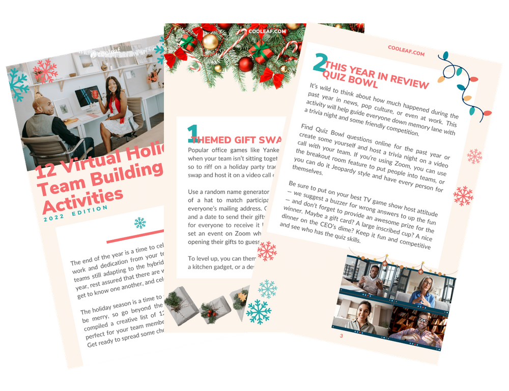 Virtual Holiday Team Building Activities To Connect Your Team This Season