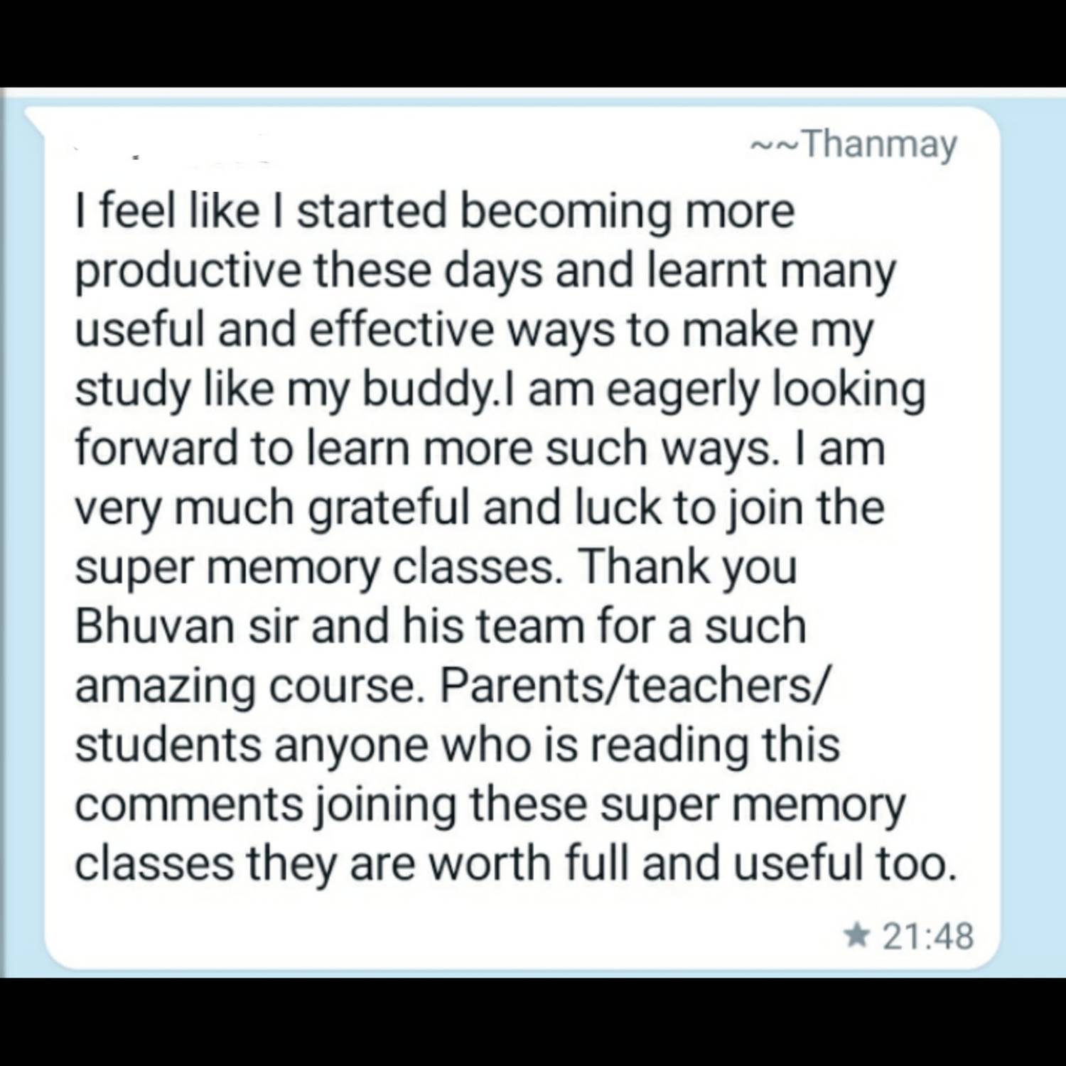 Super Memory Master Workshop For Students and Adults.