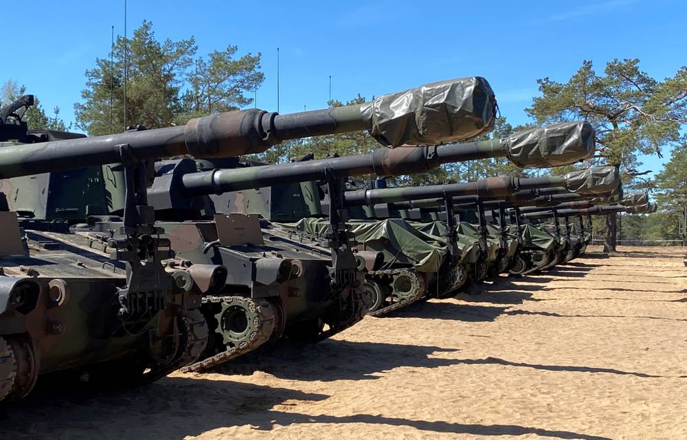 Above: The return of large-scale armoured warfare to Europe has placed ...