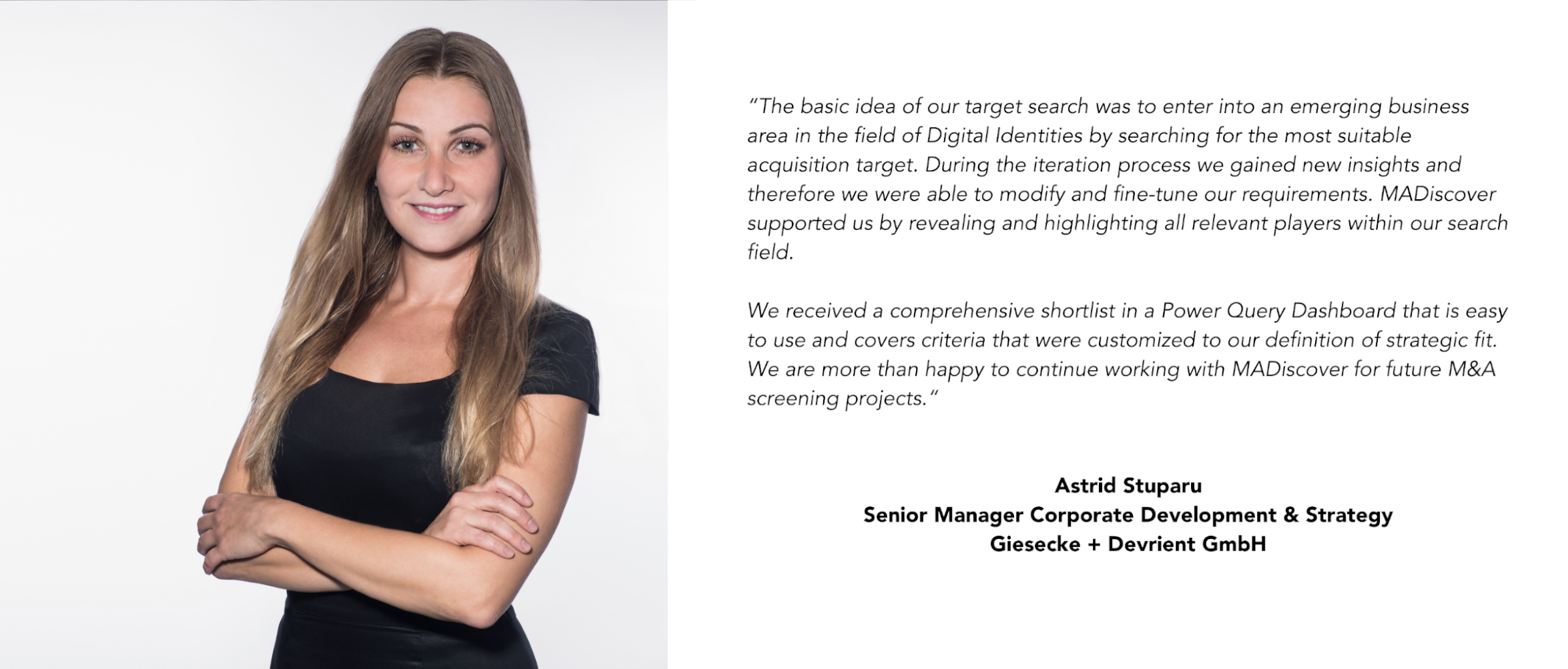 M&A Screening as a Service