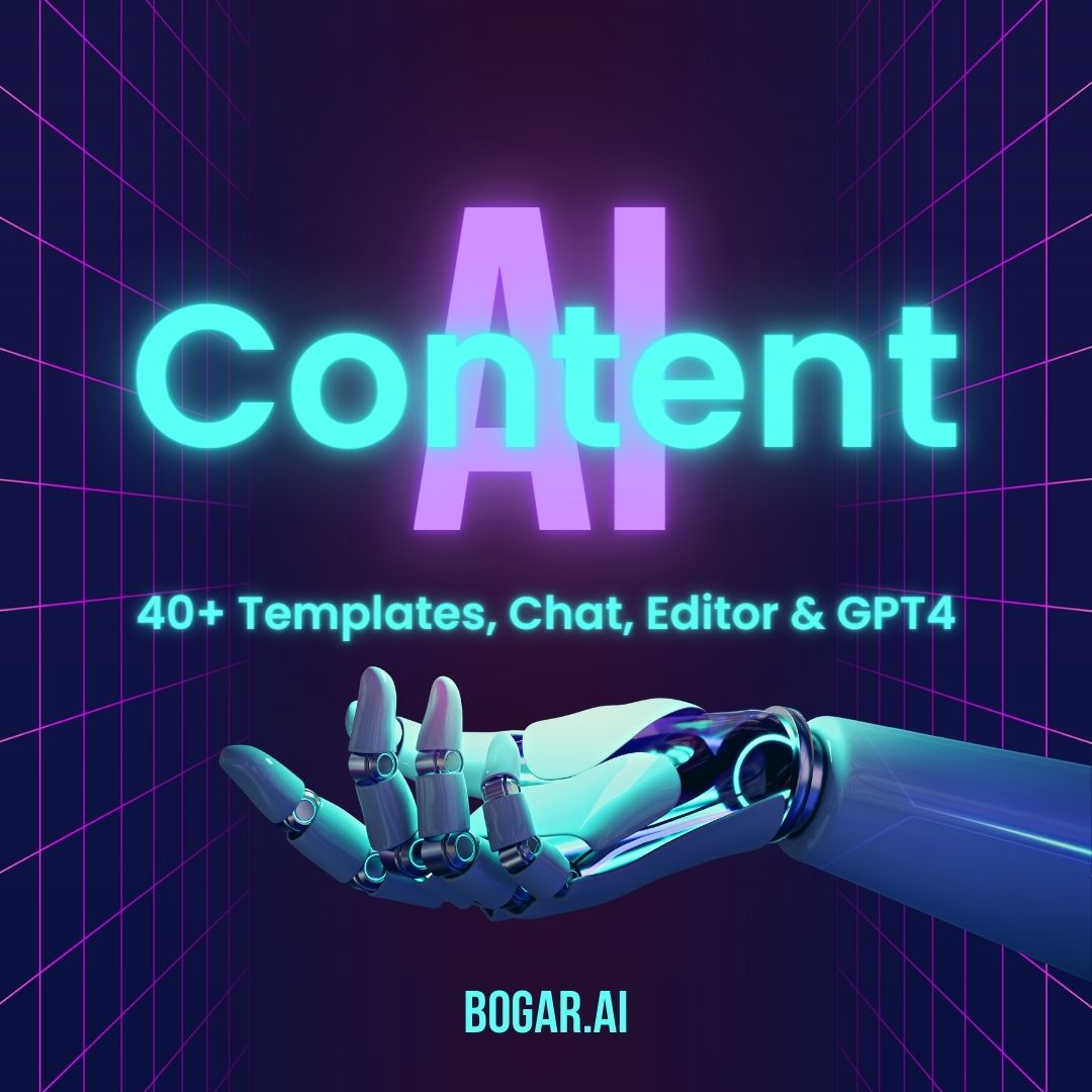 Create Better Content 10X Faster - Bogar.AI