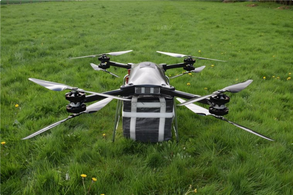 Above: The TRV-150 is a VTOL-capable cargo-carrying UAS manufactured by Malloy Aeronautics and ...