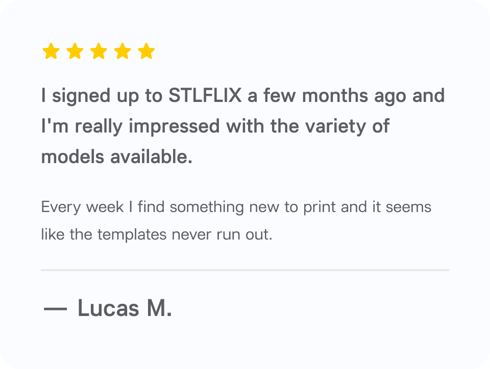 STLFLIX | Join The Ultimate STL Subscription.