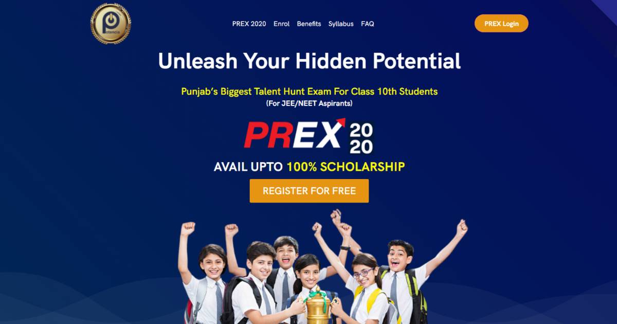 Prex Landing Page