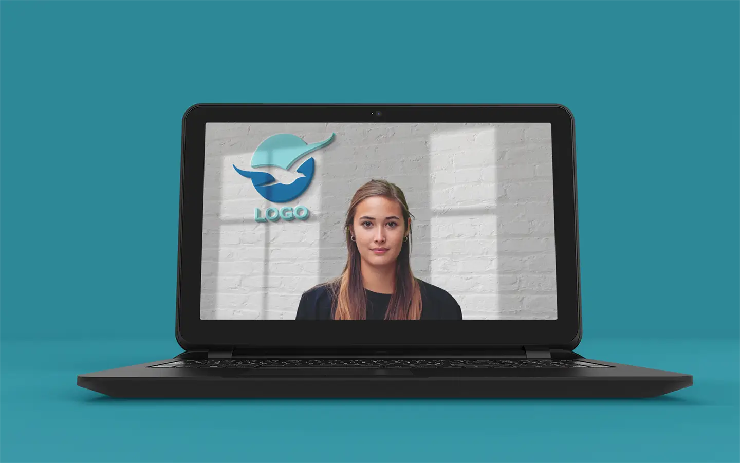 3D Logo Custom Virtual Background for Zoom | Custom Zoom Backgrounds ...