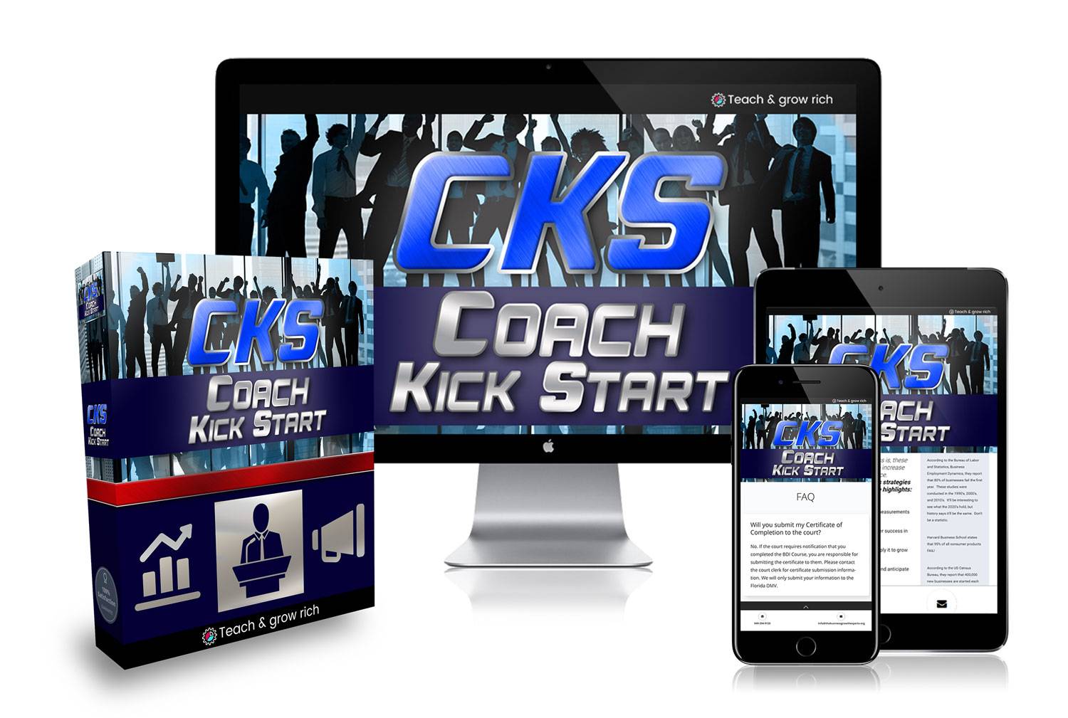 Coach Kickstart Program - Landing Page