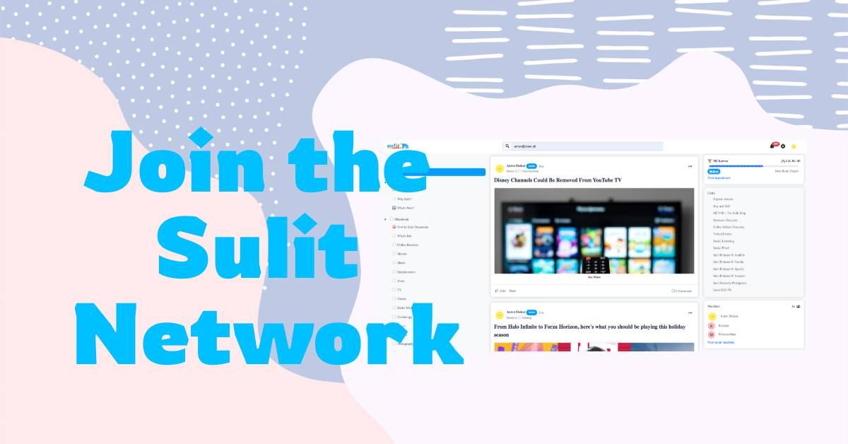 The Sulit Network AMP Page