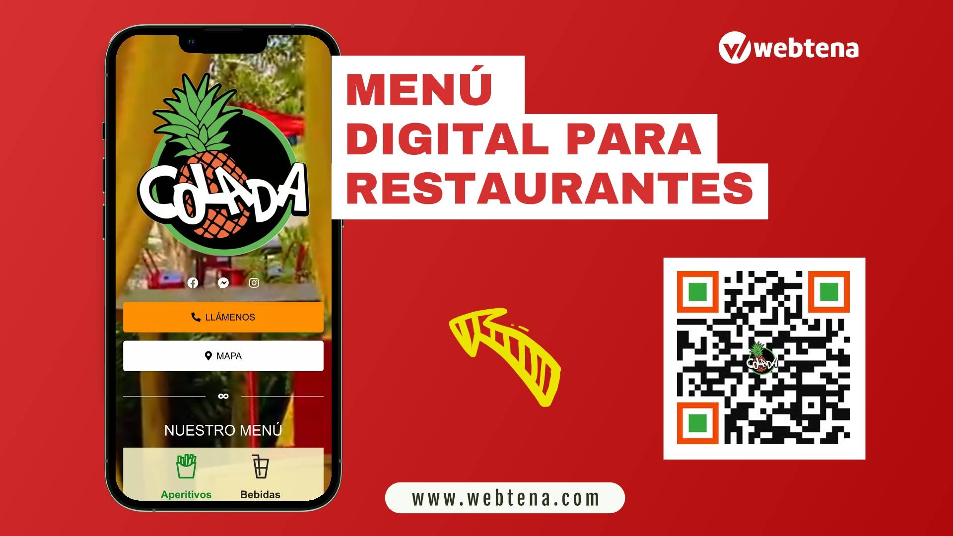 Menú de Comida Digital con QR Code para Restaurantes