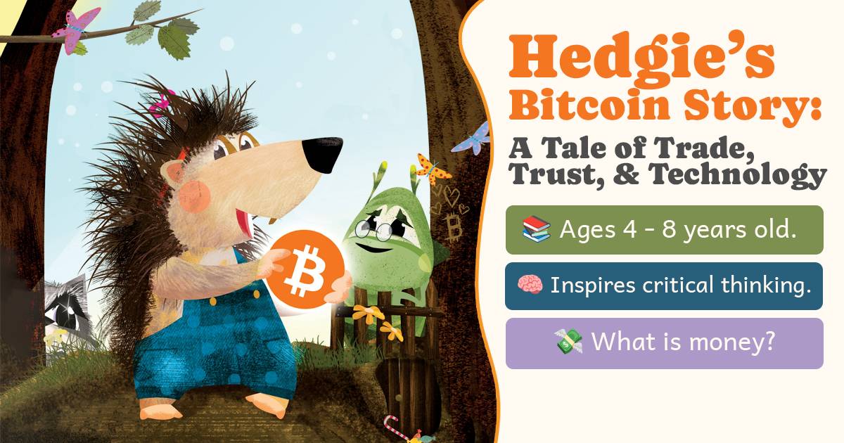 Hedgie's Bitcoin Story | Engaging Children's Book Explaining Money ...