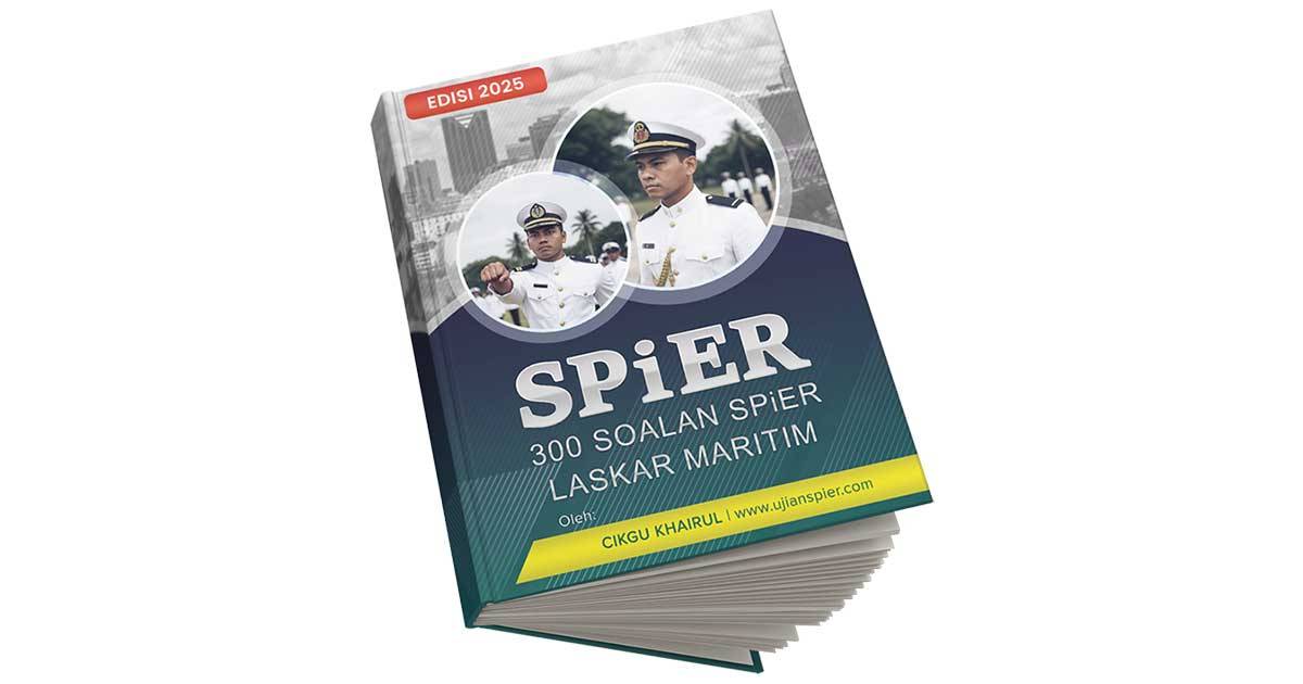 Buku 300 Soalan Ujian SPiER Laskar Maritim 2025 Terkini