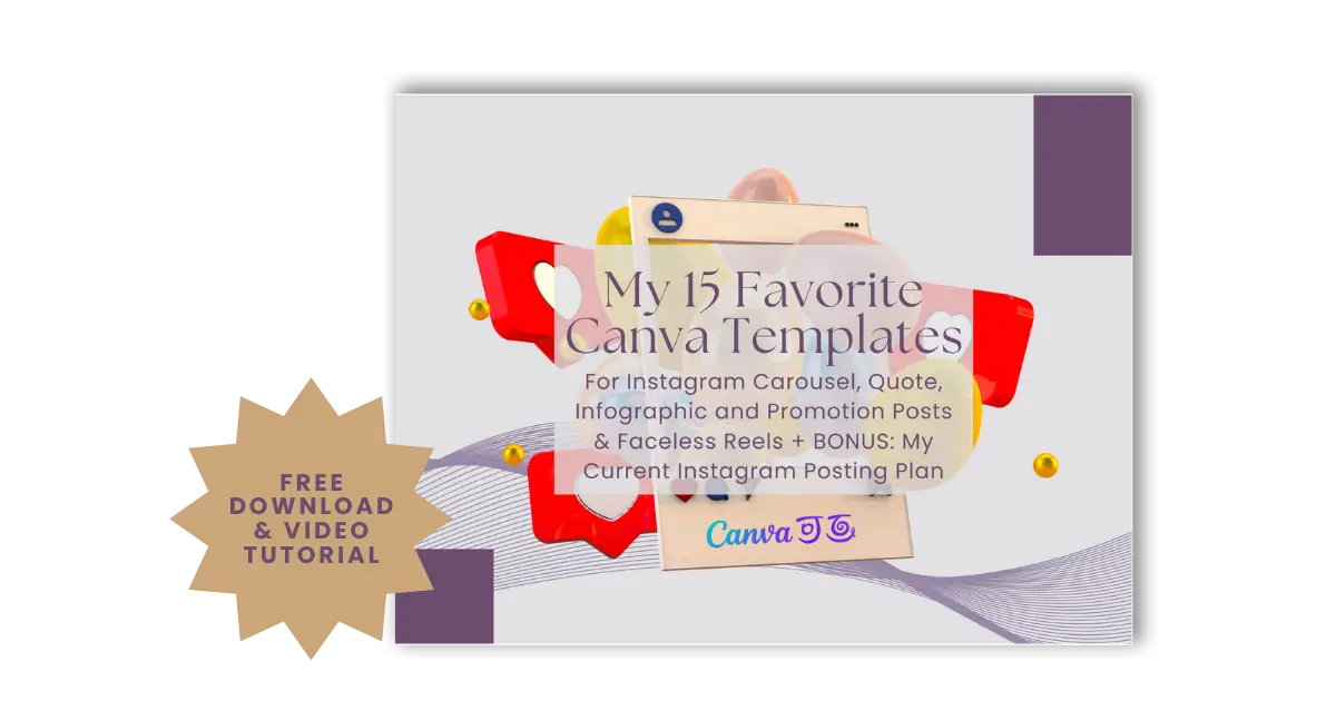 My 15 Favorite Canva Templates | Kathy Schneider